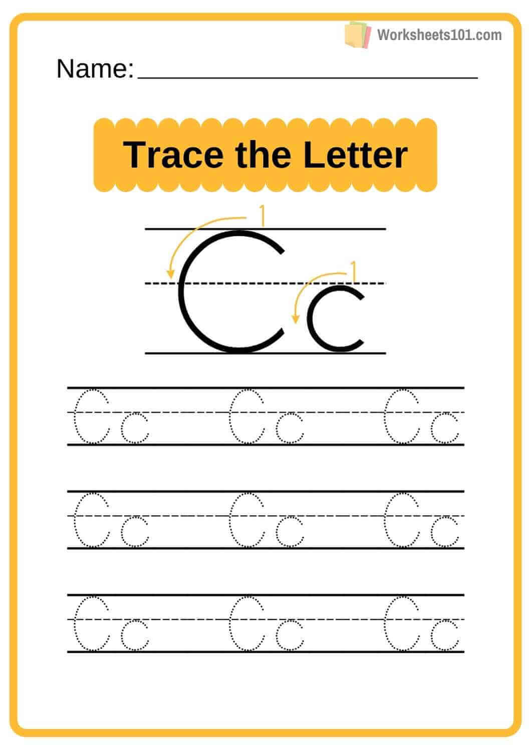 Letter Formation Practice Worksheets - Worksheets101