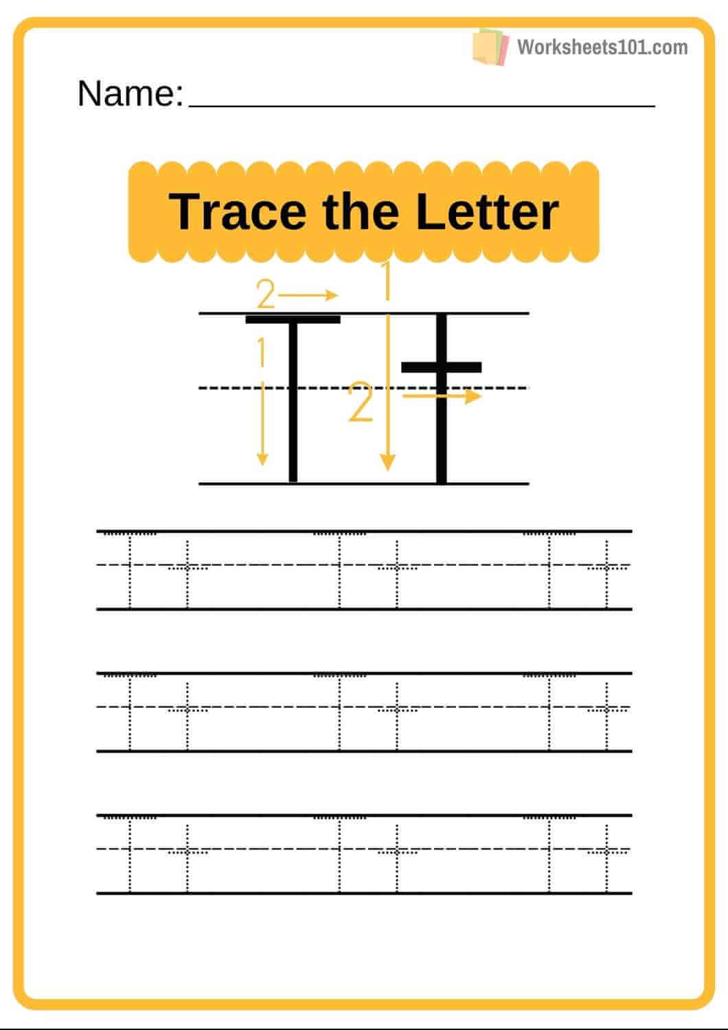 Letter Formation Practice Worksheets - Worksheets101