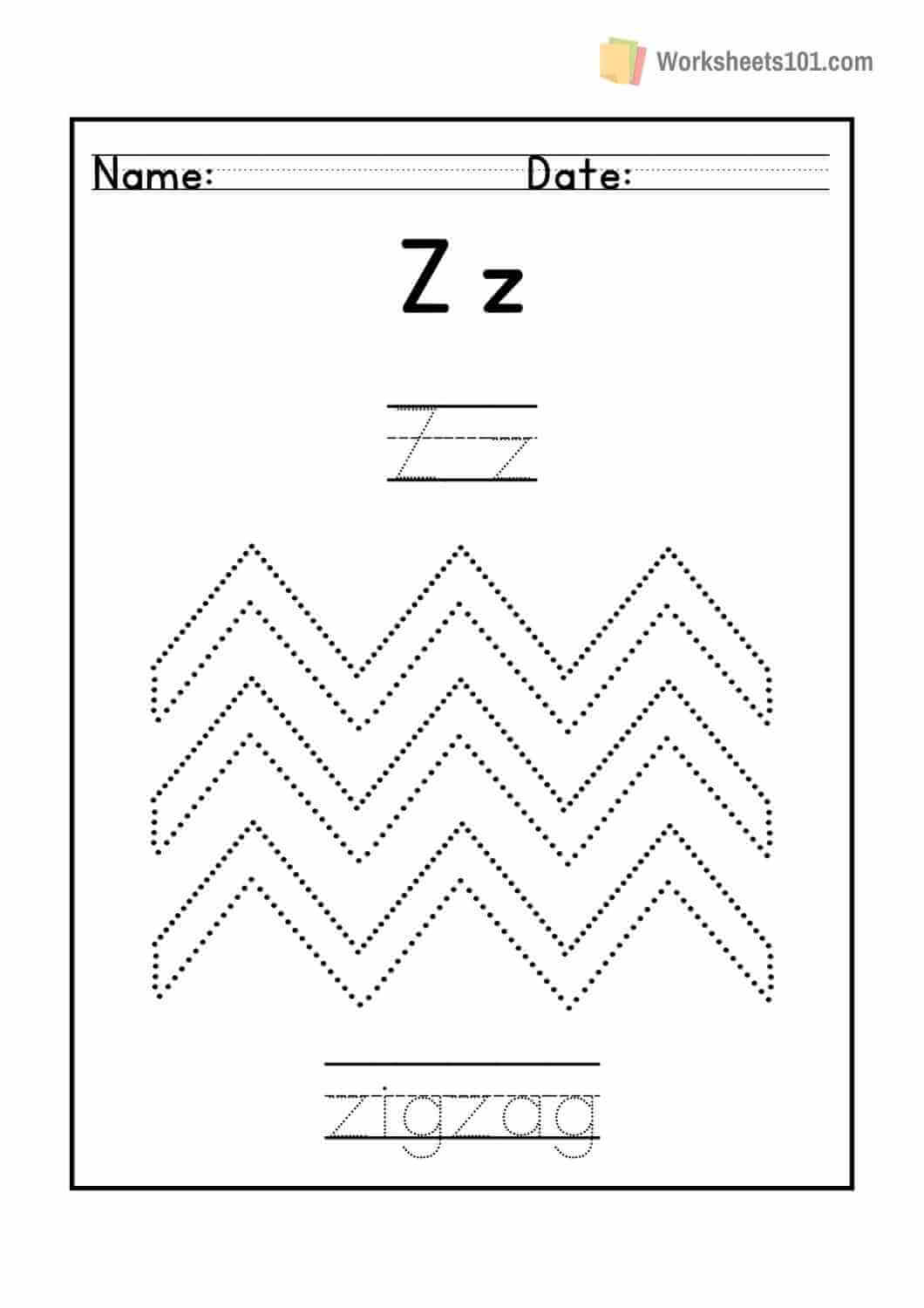 Alphabet Coloring and Tracing Worksheets - Worksheets101