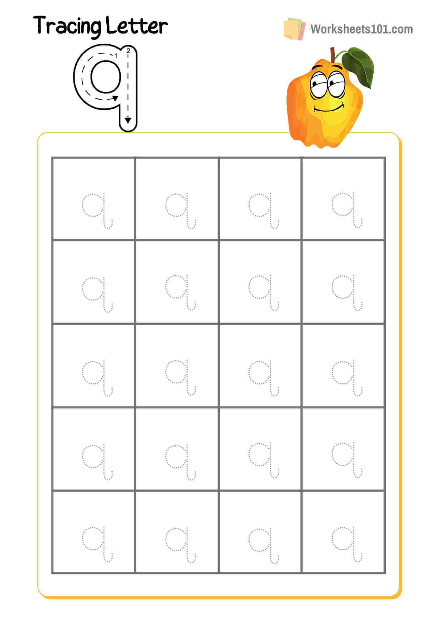 Lowercase Letters - Worksheets101