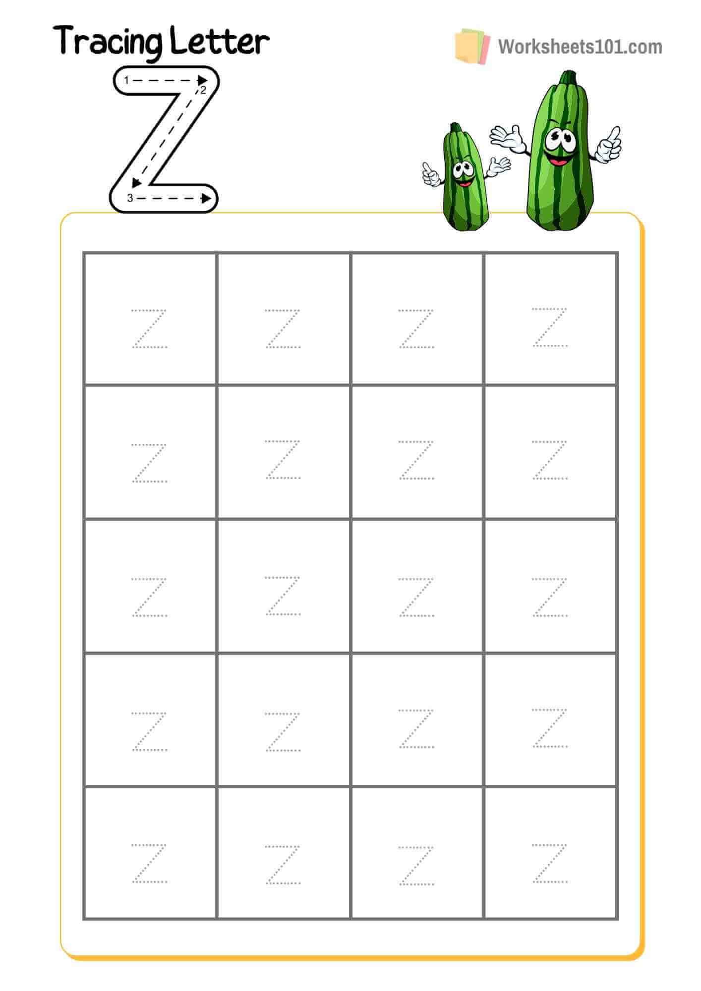 Lowercase Letters - Worksheets101