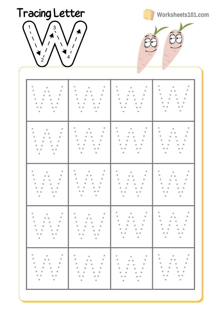 Uppercase Letters - Worksheets101